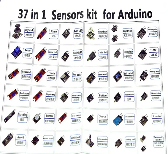 Arduino Sensor Kit In Pakistan 37 In 1 Sensors Kit For Arduino In Pakistan